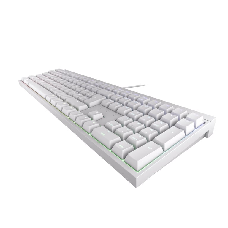 CHERRY MX 2.0S RGB teclado Juego USB QWERTZ Alemán Blanco - Cherry