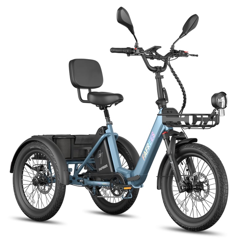 Tricycle électrique cargo FAFREES F20 Mate II pour seniors, batterie ...