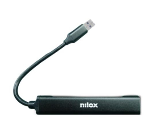 Nilox HUB USB 4 PORTE USB 1X3.0+3X2.0 0 Mbit/s - Nilox