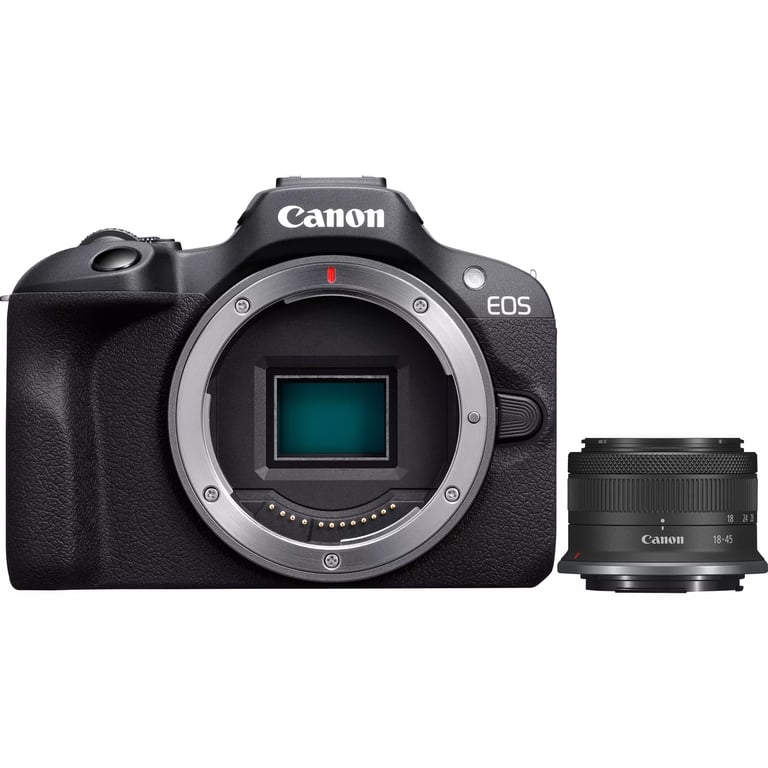 Canon EOS R100 + RF-S 18-45mm F4.5-6.3 IS STM Kit MILC 24,1 MP CMOS ...