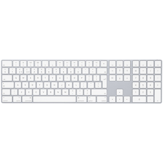 Apple Magic clavier Universel Bluetooth QWERTY Danois Blanc - Apple