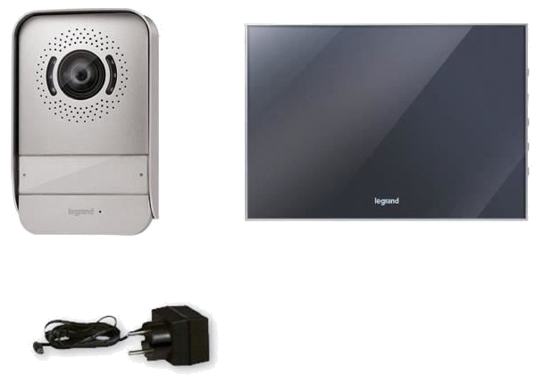 LEGRAND Visiophone 2 fils mains libres avec écran couleur miroir 7 ...