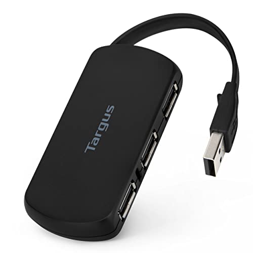 Targus Hub USB 2.0 à 4 ports USB, Adaptateur USB compatible avec ...