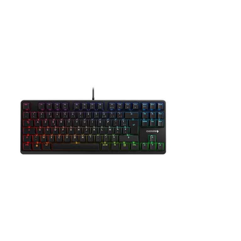 CHERRY G80-3000N RGB TKL teclado Universal USB AZERTY Francés Negro - Cherry