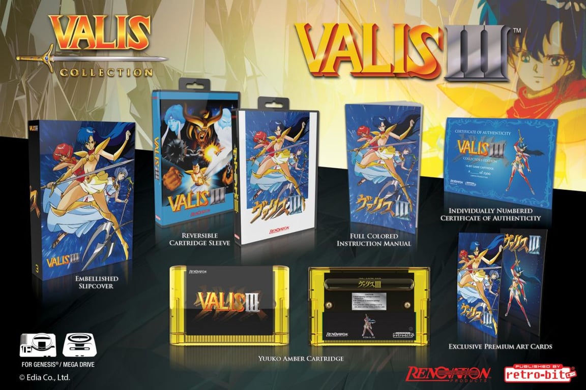 Valis III - Edición Coleccionista Mega Drive - retro-bit