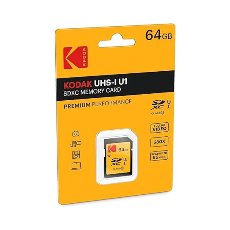 KODAK - Carte Mémoire SDXC Ultra High Speed - 64 GB - Kodak
