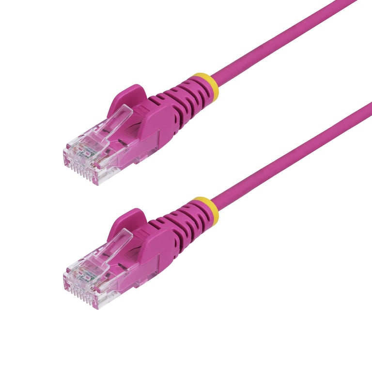 StarTech.com Câble Ethernet CAT6 Rose Fin de 7m, Sans Accroc, 100W PoE ...