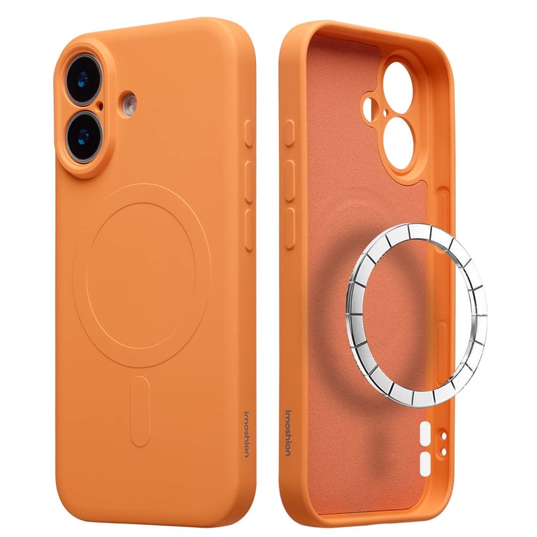 imoshion Coque Couleur avec MagSafe pour Apple iPhone 17 - Neon Orange ...