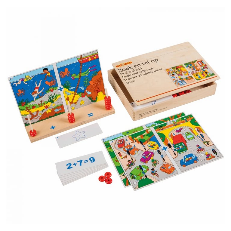Jeu Montessori : Trouver et Additionner pour Éveiller l'Esprit des ...