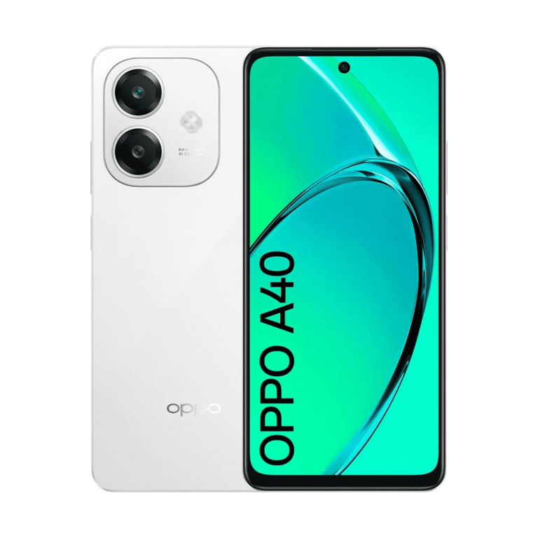 Oppo A40 4G 8GB/256GB Blanco Doble SIM - Pantalla ultra brillante de 1000 nits, carga rápida ...
