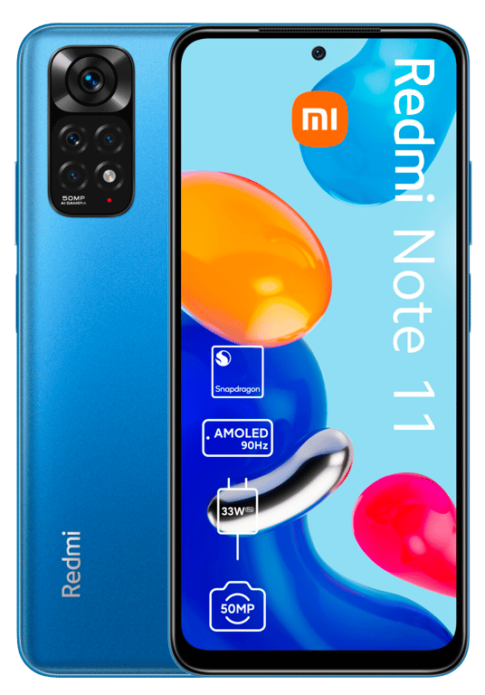 Xiaomi Redmi Note 11, 4 GB, 128 GB, Azul, Desbloqueado - Xiaomi