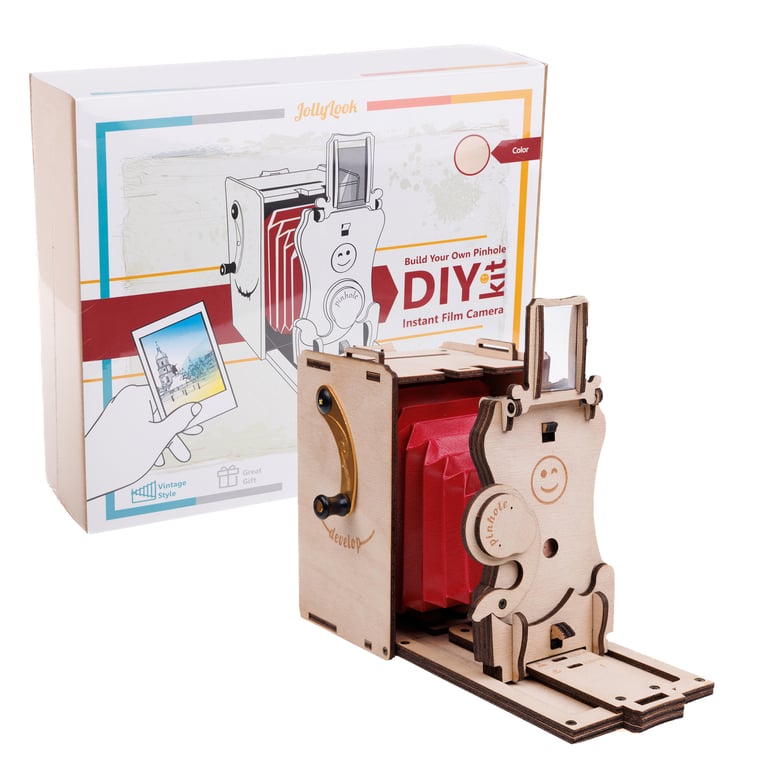 Kit fai da te Jollylook: Macchina fotografica fai da te - Naturale ...