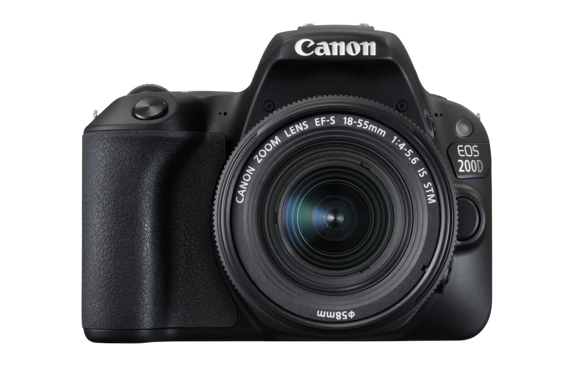 Canon EOS 200D + EF-S 18-55mm 4.0-5.6 IS STM Kit d'appareil-photo SLR ...