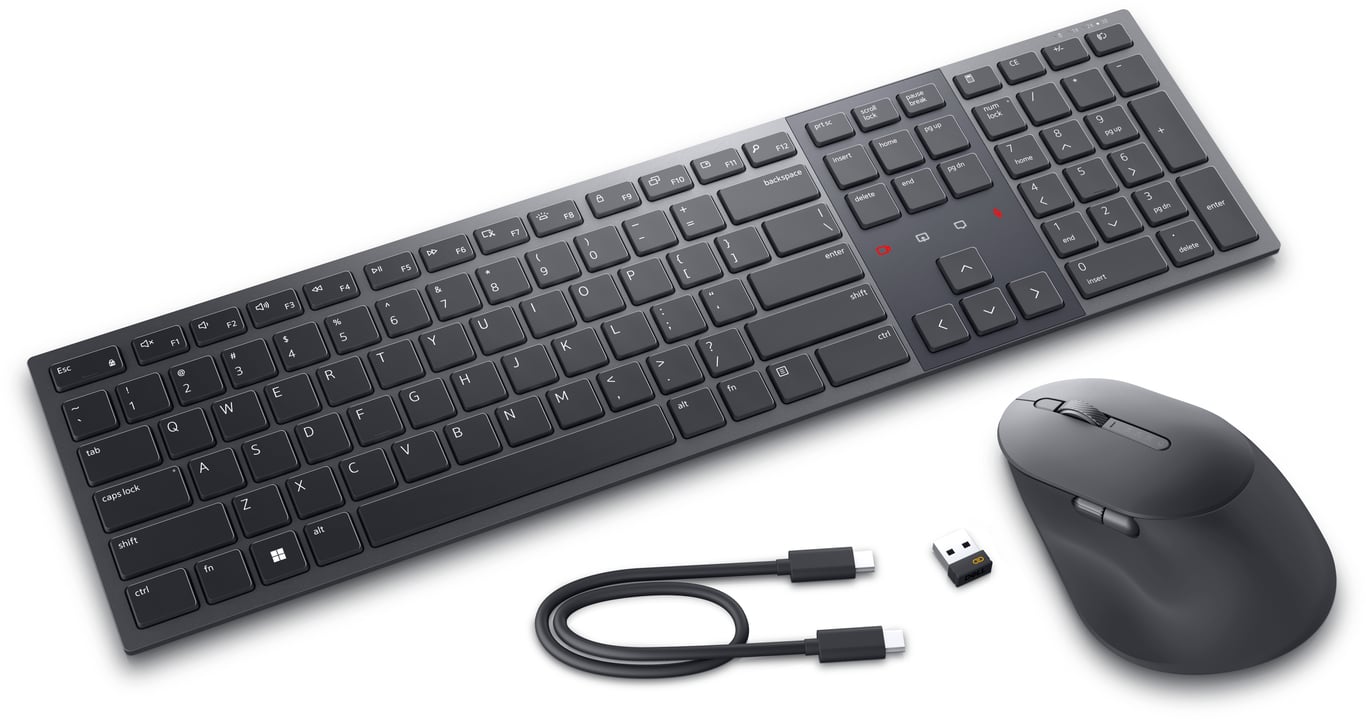 DELL KM900 Tastiera Mouse incluso Wireless RF Desktop + Bluetooth ...