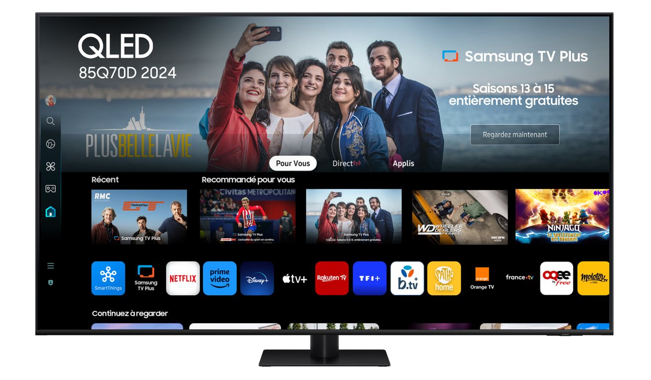 Samsung QLED TV 85 Q70D 2024, 4K, Smart TV - Samsung