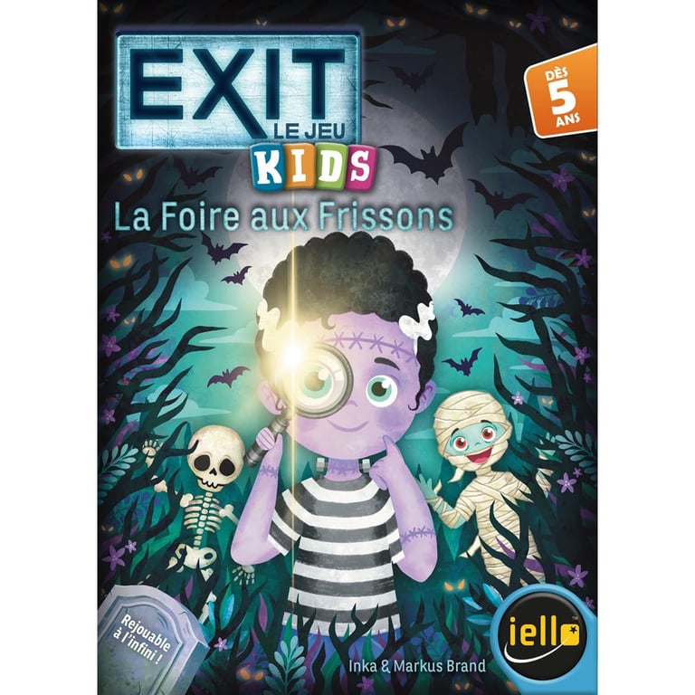 Jeu d'escape game IELLO EXIT Kids La Foire aux Frissons dès 5 ans 1-4 ...