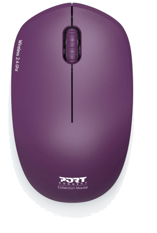 Port Connect Souris sans fil 2,4 Ghz Collection sans fil violet 1600 ...