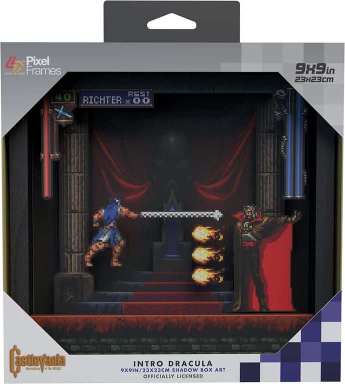 Pixel Frames Castlevania Symphony of the Night: Dracula Fight - 23x23 ...