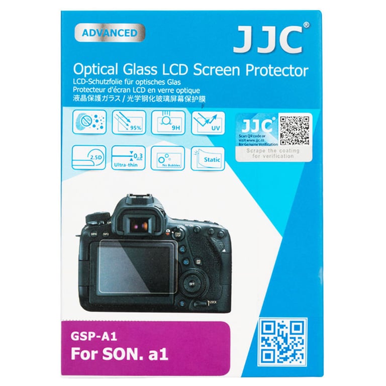 JJC Cristal protector LCD Compatible con SONY A1 - JJC