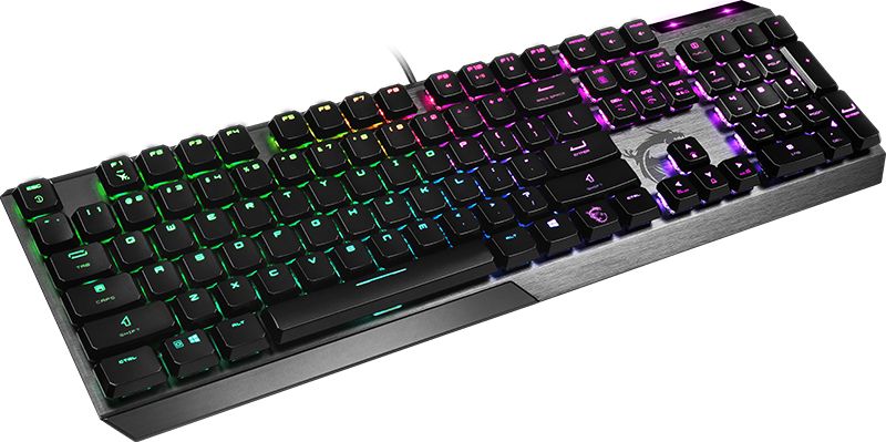 MSI Vigor GK50 RGB Teclado Mecánico Gamer (Kailh Low Profile) (Negro) - MSI