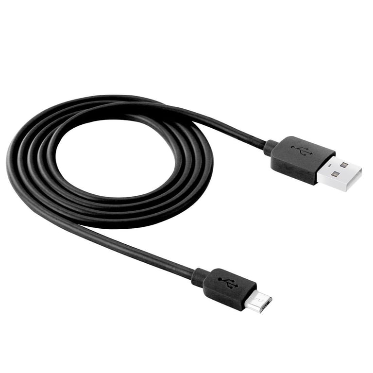 Cable USB Micro USB de carga rápida y sincronización de 1 metro Negro ...