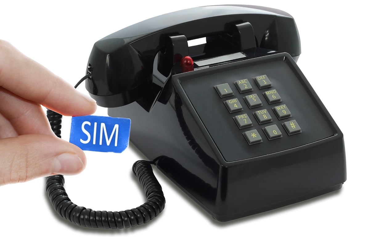 OPIS PUSHMEFON MOBILE: téléphone GSM (2G) de bureau avec clavier ...
