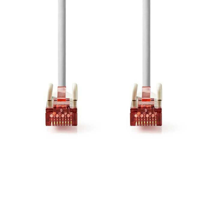 Cable de red Cat 6 S-FTP | RJ45 Macho - RJ45 Macho | 1,0 m | Gris ALPEXE-1117 - Nedis