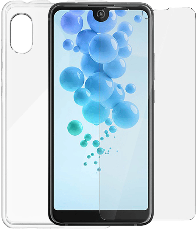 Pack 2 en 1 Coque Wiko View 2 Souple Transparente + Protège écran 2.5D ...