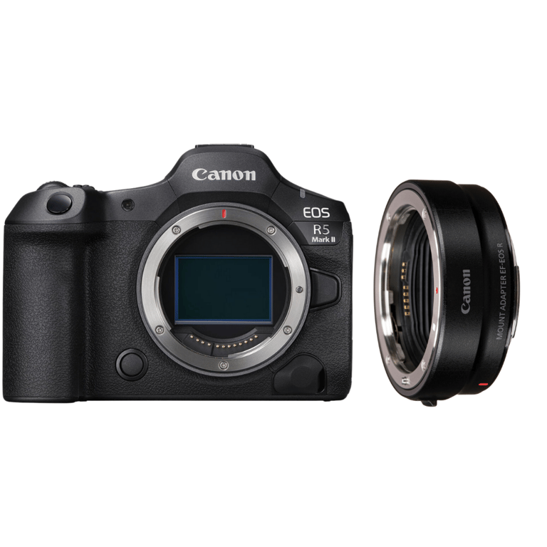 Appareil photo hybride Canon EOS R5 Mark II + EF-EOS R + Ebook 20 ...