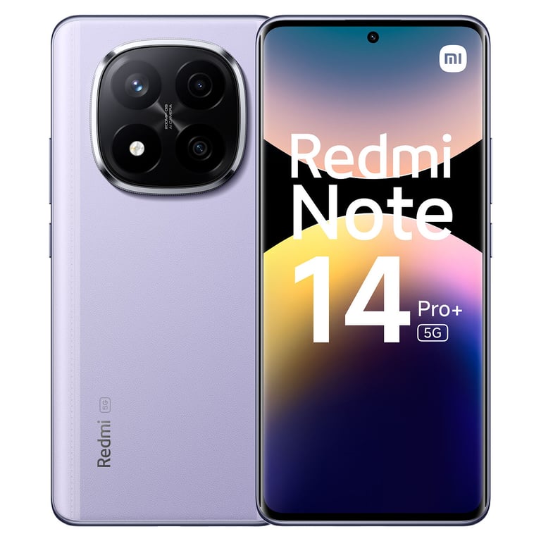 Xiaomi Redmi Note 14 Pro+ 5G Violet (12 GB / 512 GB) - Smartphone 5G-LTE Dual SIM IP68 con ...