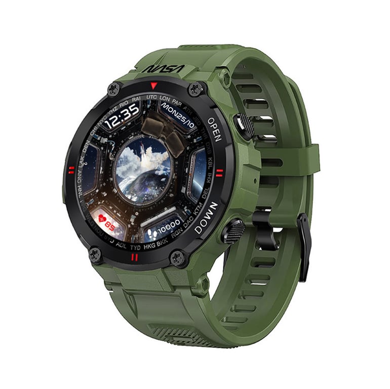 Reloj conectado NASA para hombre; Smartwatch; Deportivo; IP68; Salud ...