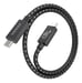 AISENS A156-0866 câble USB USB4 Gen 3x2 0,5 m USB C Noir - AISENS