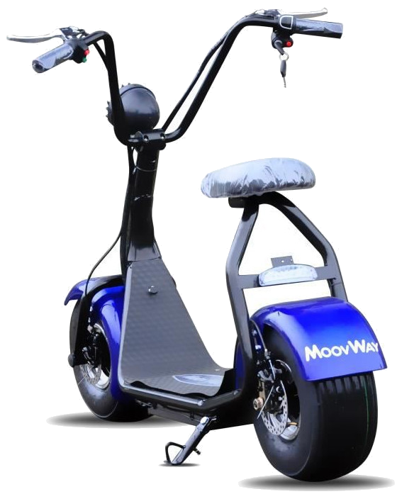 Trottinette électrique MOOVWAY MINI COCO 500 W 6'' Adulte Bleu