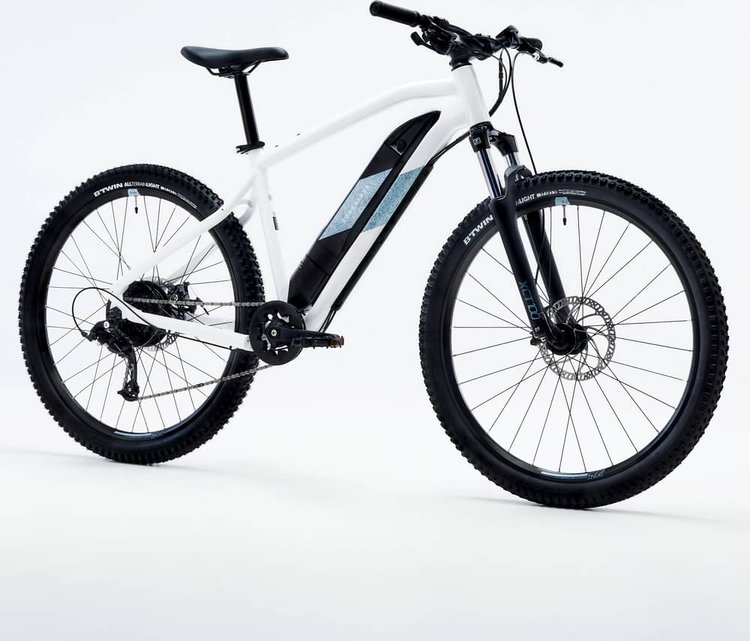 ROCKRIDER 27.5" SEMI-RIGID ELECTRIC MOUNTAIN BIKE E-ST 100 2023 ...