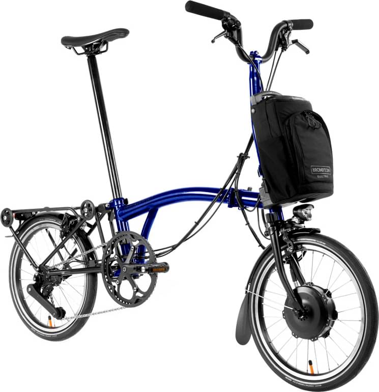 BROMPTON ELECTRIC P LINE EXPLORE WITH ROLLER FRAME 12 SPEED 2024 ...