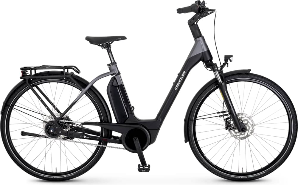 KREIDLER VITALITY ECO 6 COMFORT SHIMANO NEXUS 5-SPEED COASTER BRAKE 500WH DISC 2023 - Review ...