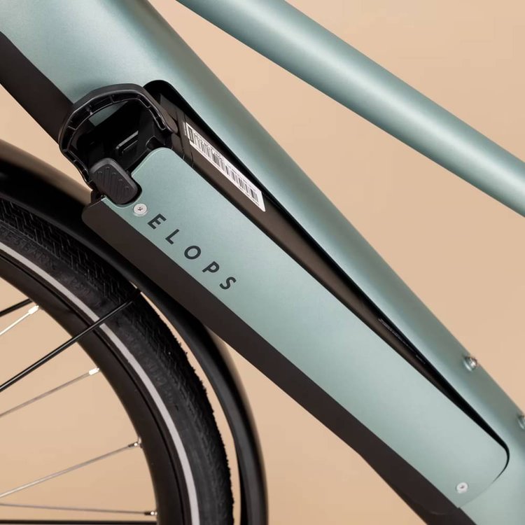 ELOPS LONG DISTANCE 500 ELECTRIC ASSIST CITY BIKE STEP-THROUGH FRAME ...