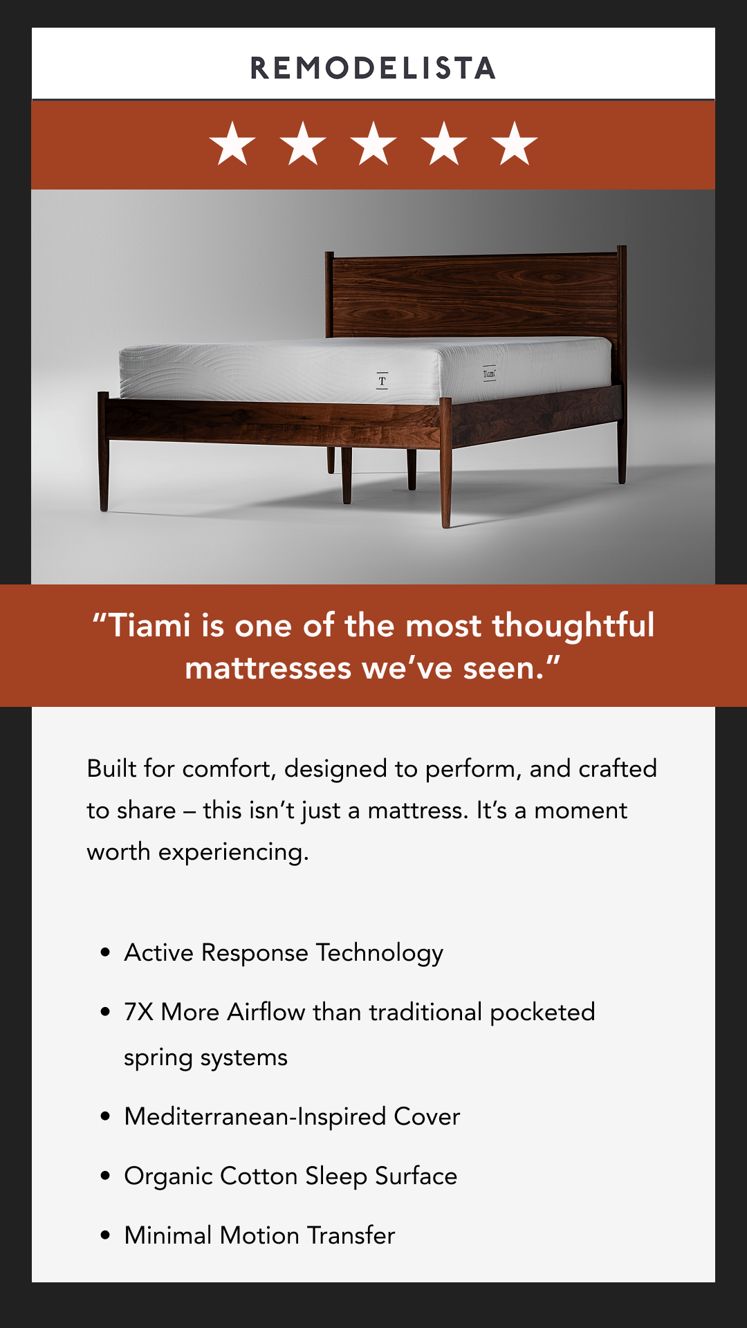 Introducing the New Tiami Luxury Mattress