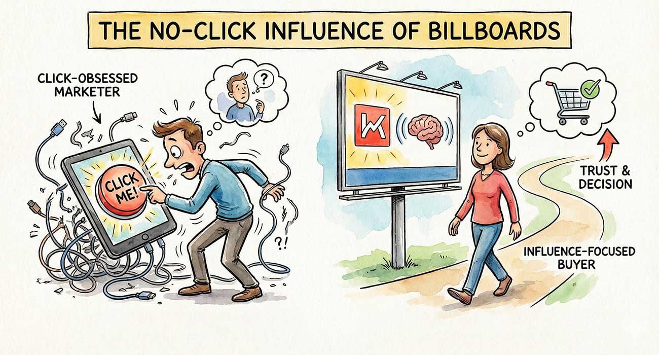 How Billboards Influence Buying Decisions Without a Click
