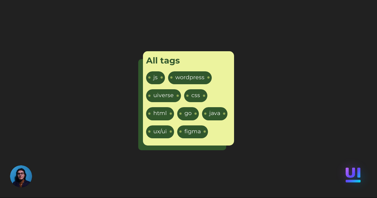 Card by Javierrocadev made with CSS | Uiverse.io