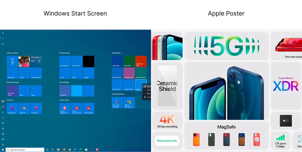 Bento Box Design — Design trend from LunchBox into aesthetic design