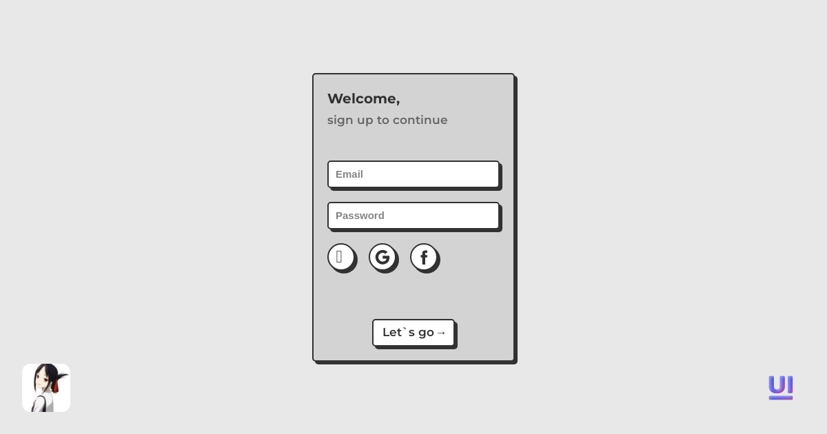 Form by andrew-demchenk0 made with CSS | Uiverse.io
