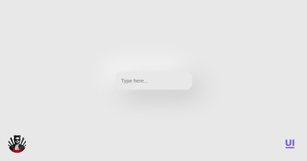 Input by ercnersoy made with CSS | Uiverse.io