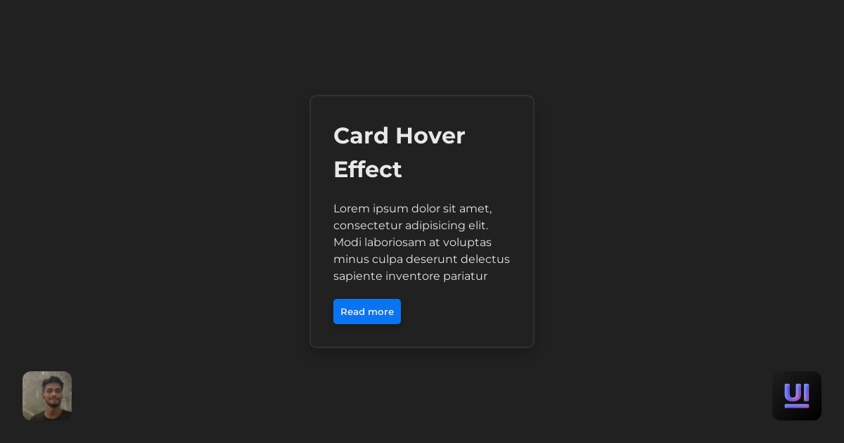 Card by gharsh11032000 made with CSS | Uiverse.io