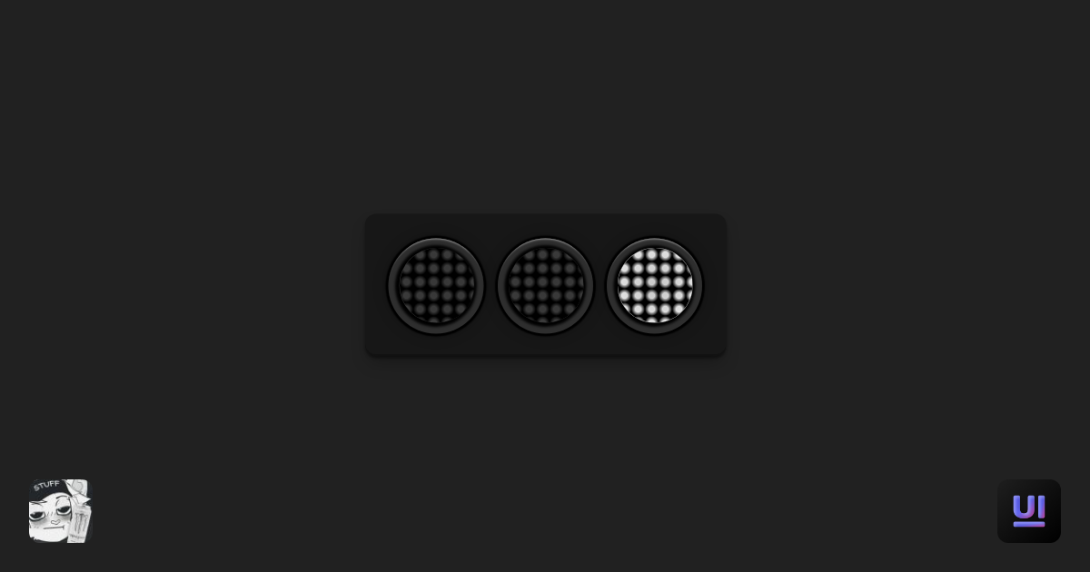 Radio by kennyotsu-monochromia made with CSS | Uiverse.io