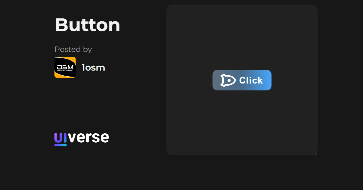Button by 1osm made with CSS | Uiverse.io