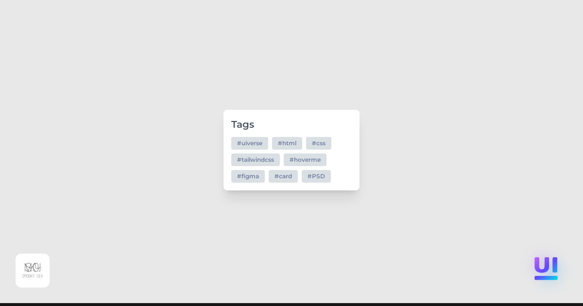 Card by SmookyDev made with Tailwind | Uiverse.io