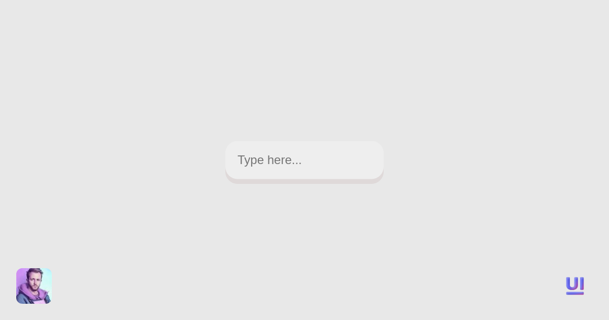Input by adamgiebl made with CSS | Uiverse.io