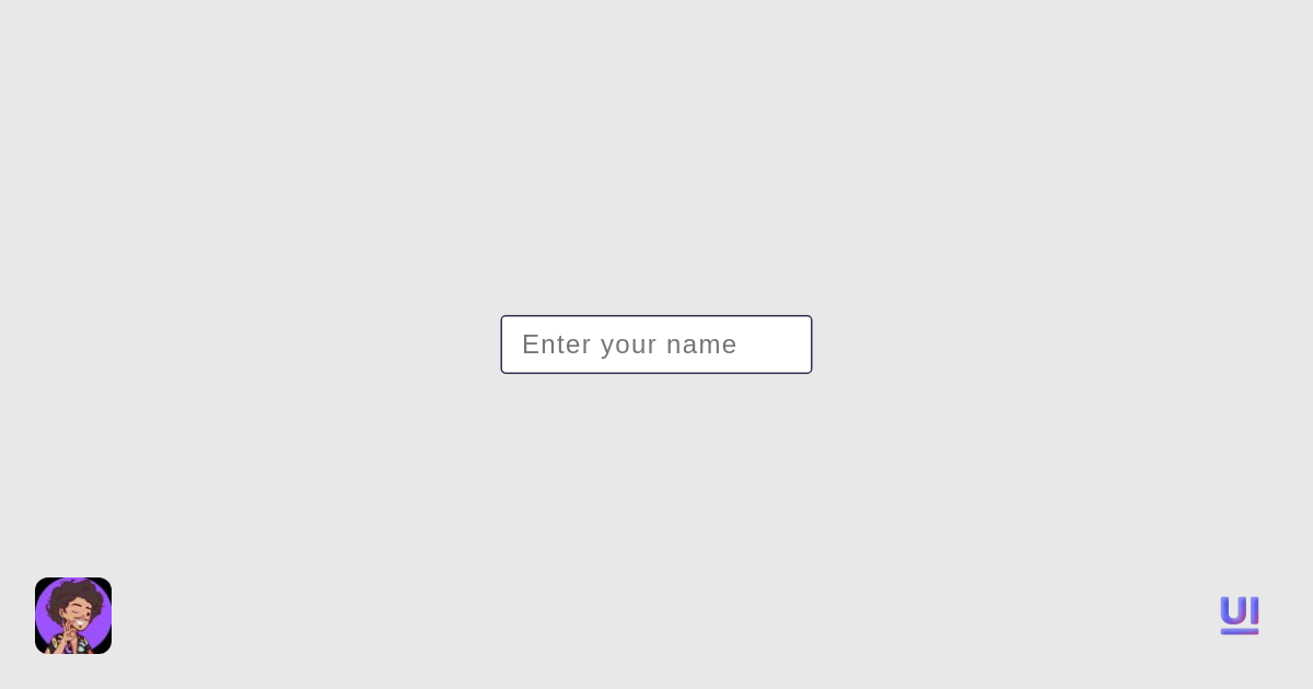 Input by Allyhere made with CSS | Uiverse.io