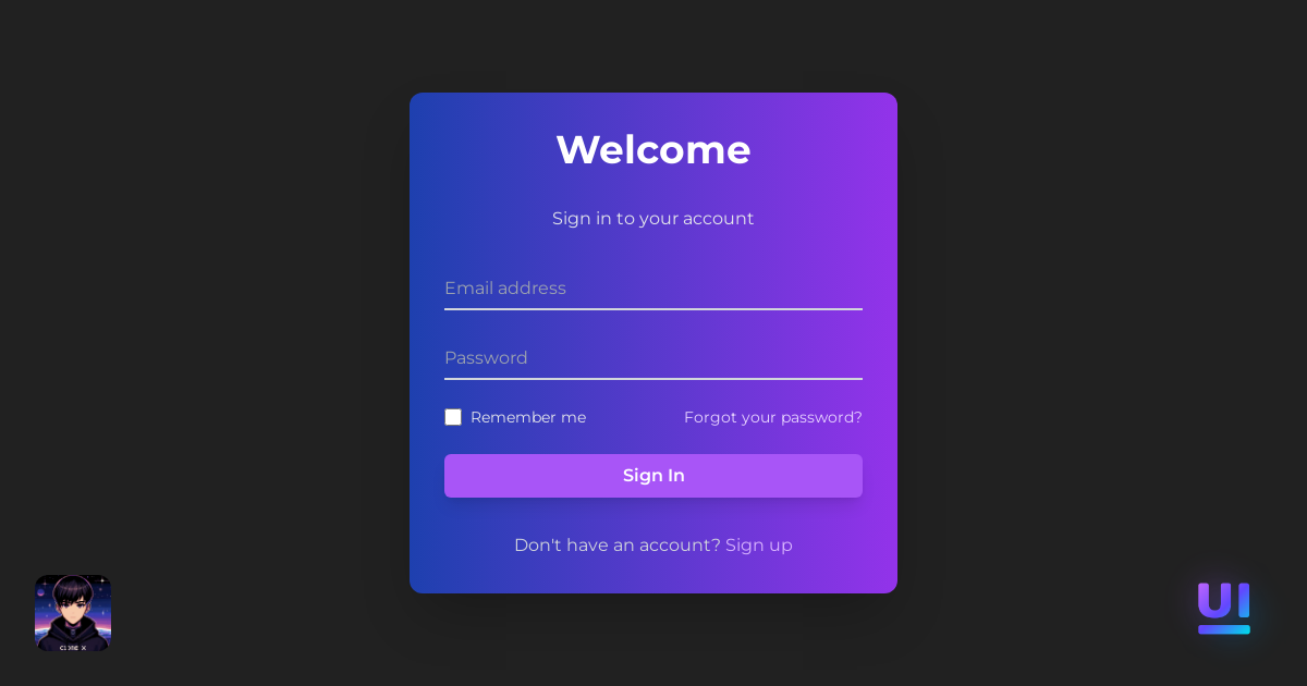 Form by iZOXVL made with Tailwind | Uiverse.io